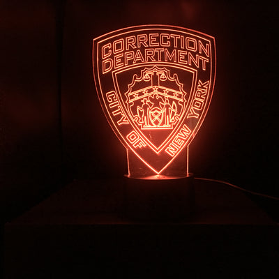 Personalized Police Badge, solid 3/4 Wood Stand Up Name – PremierDisplayInc