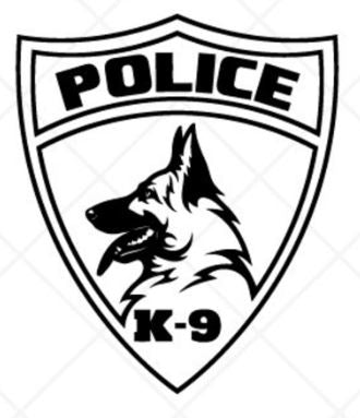 Personalized Police K9 Patch LED Gift Light with Power Adapter ...