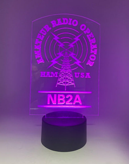 HAM Operator Call Sign Color Changing LED Gift Lights – PremierDisplayInc