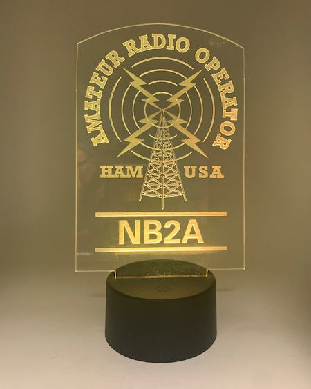 HAM Operator Call Sign Color Changing LED Gift Lights – PremierDisplayInc