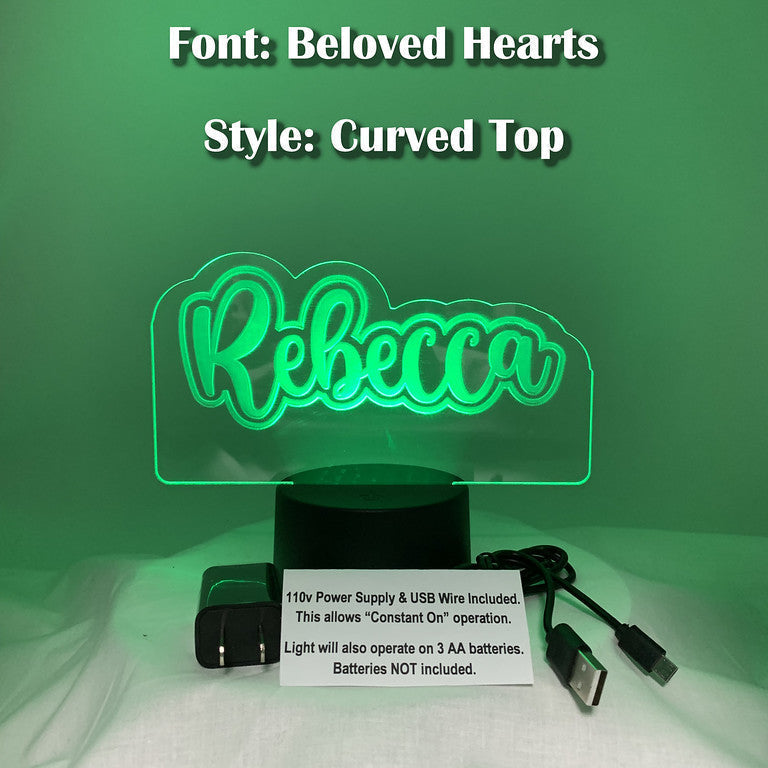 Personalized Party Name LED Night Light 10-Pack (Special Offer ...