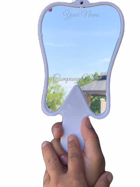 Tooth Hand Mirror for Dentists, Hygienists Dental Org.-Personalize ...